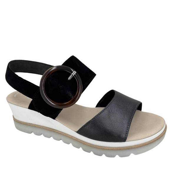 Gabor | Shoes | New Gabor Women Mia Sandal In Black | Poshmark